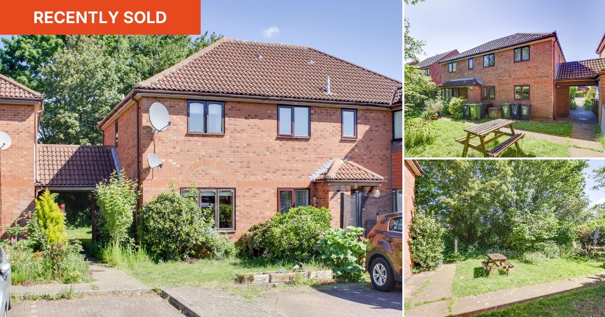 2 bed terraced house for sale in Cornwallis Drive, Eaton Socon, PE19 ...
